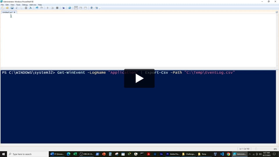 Administration and Automation with Windows PowerShell